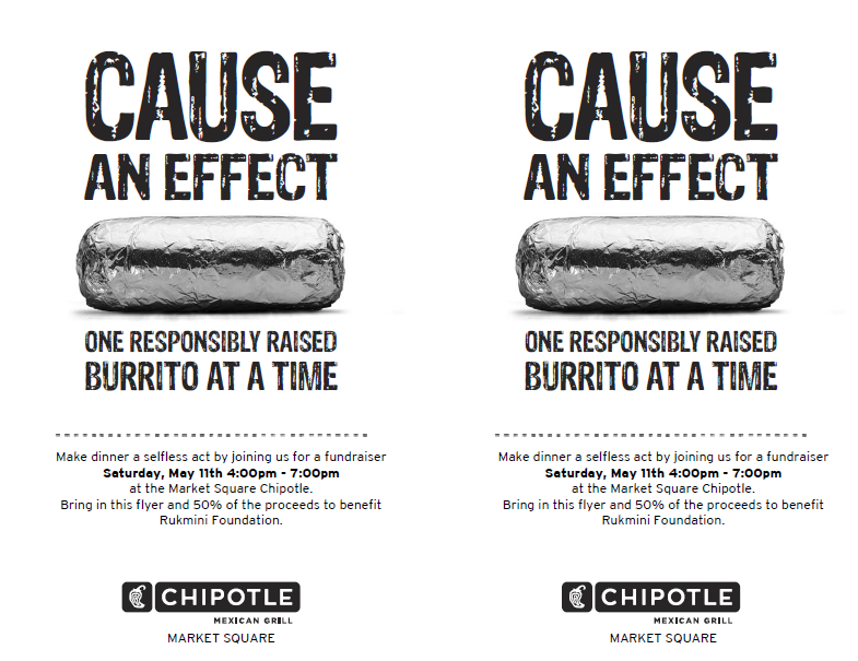 Empowerment through Burritos: Local Chipotle Supports Rukmini ...